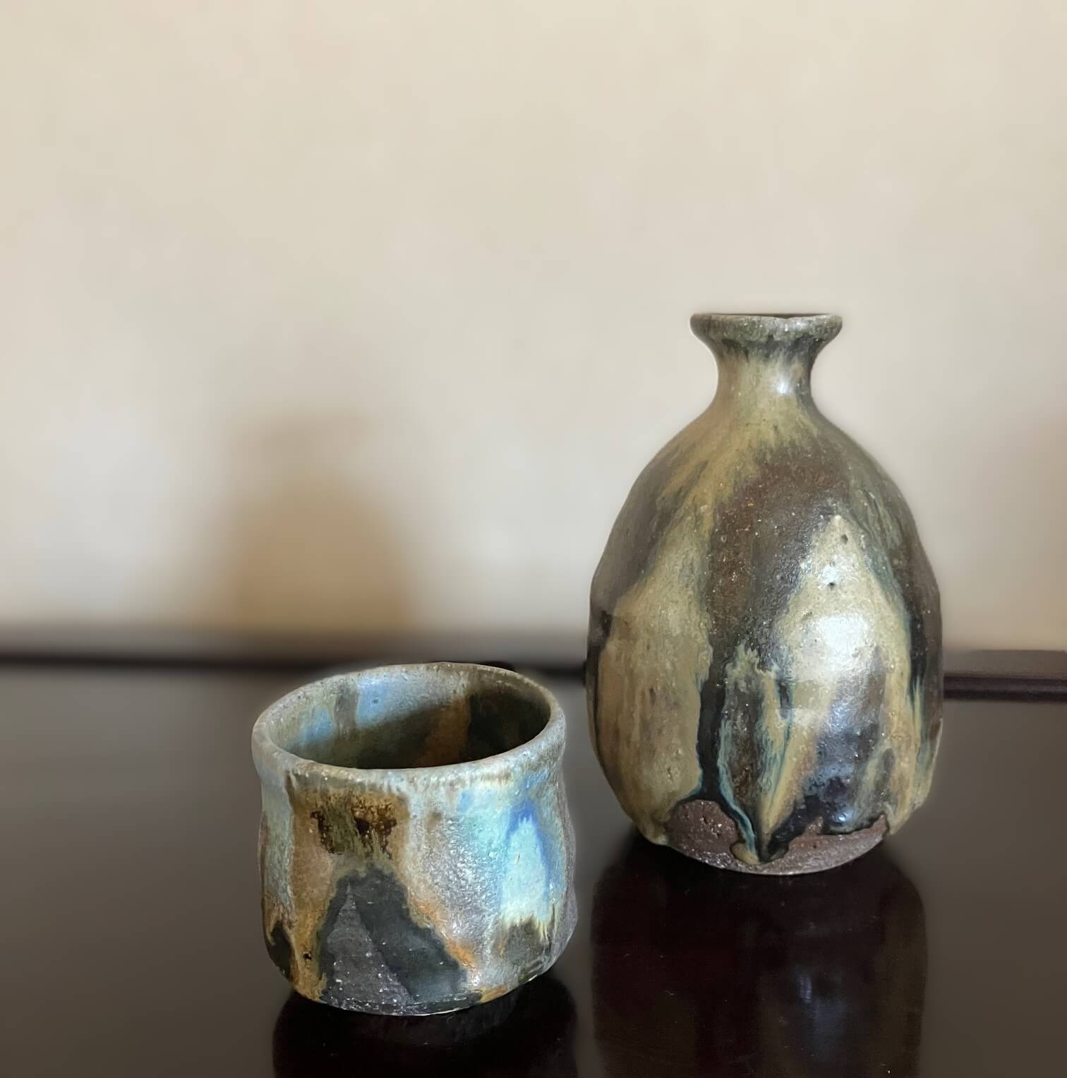 Tanba Sake bottle | Sakura Arts & Crafts -Japanese Art Japanese Craft- – Sakura Arts ＆ Crafts